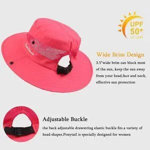 Accessories | Unisex Watermelon Red 10 Polyester Wide Brim Mesh Vent ...